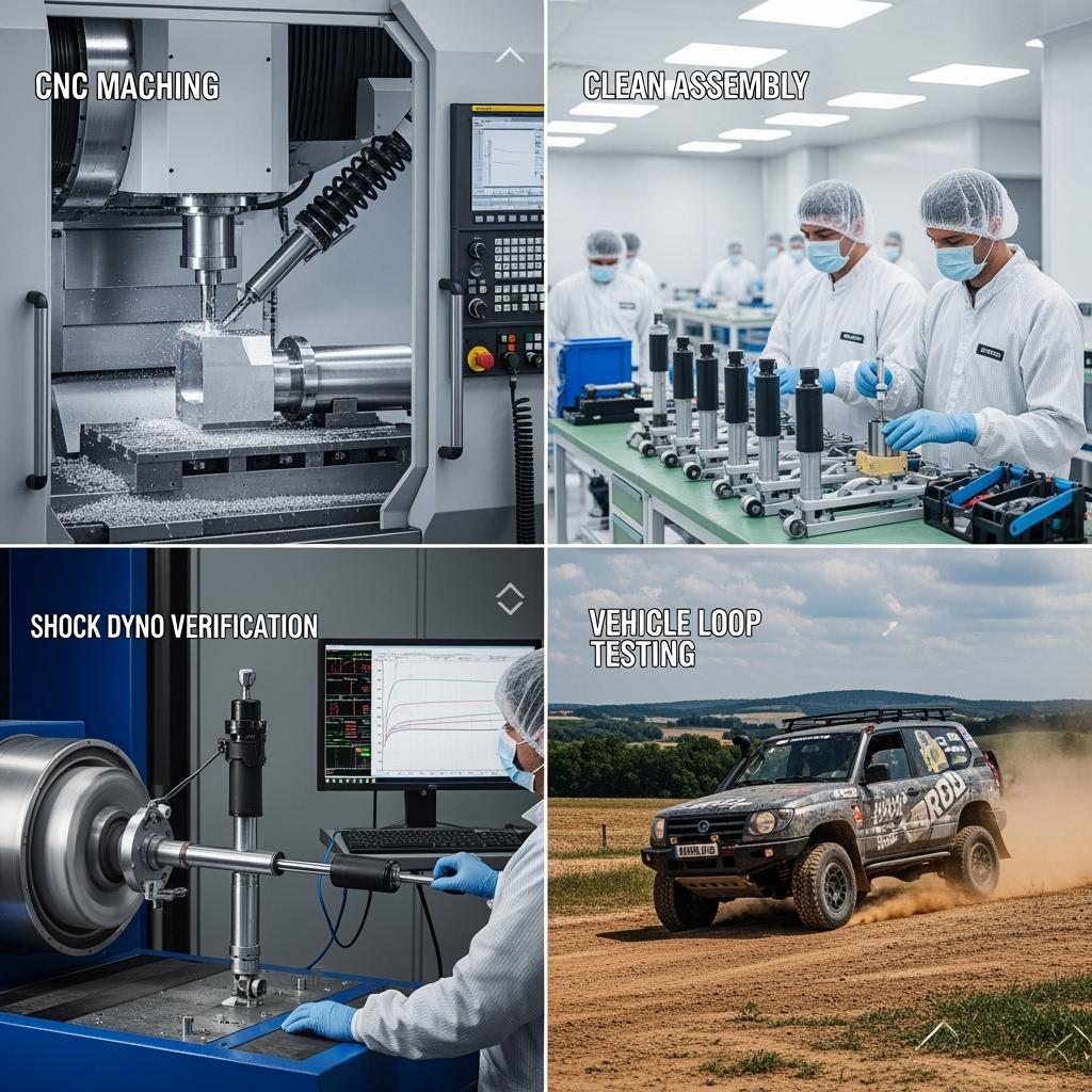 Custom shock absorber solutions for off-road vehicle fleets in France