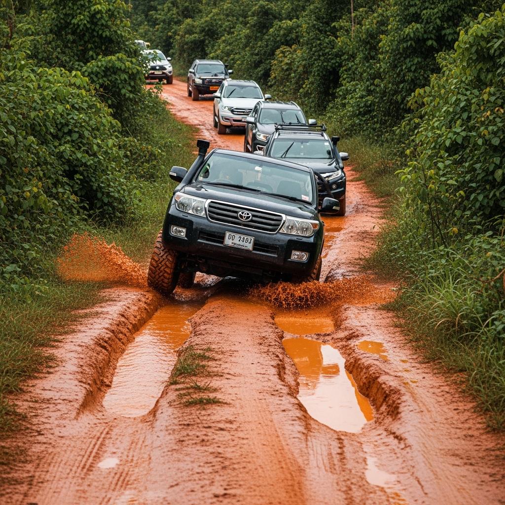 Suspension upgrade kits for off-road SUVs in the Thai B2B market