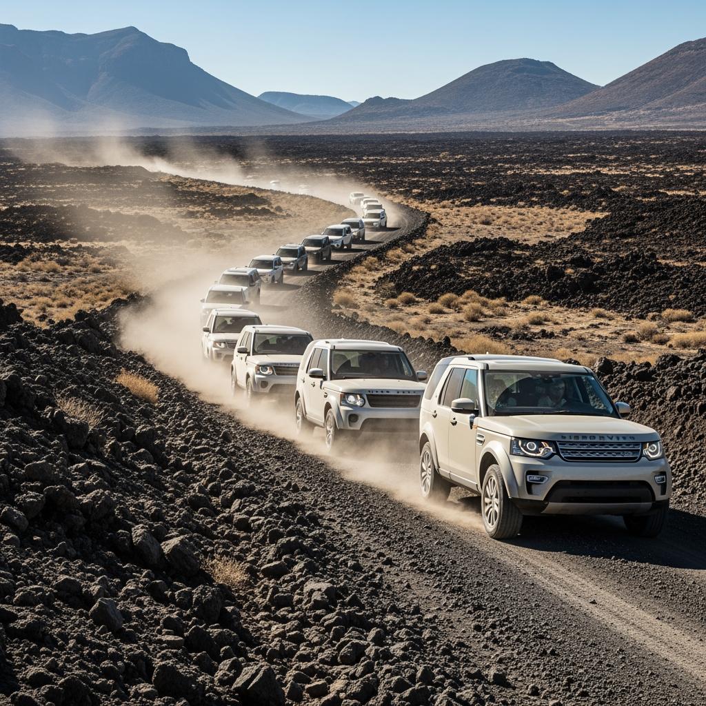 Off-Road Monotube Dampers for Land Rover Discovery in Industrial Use