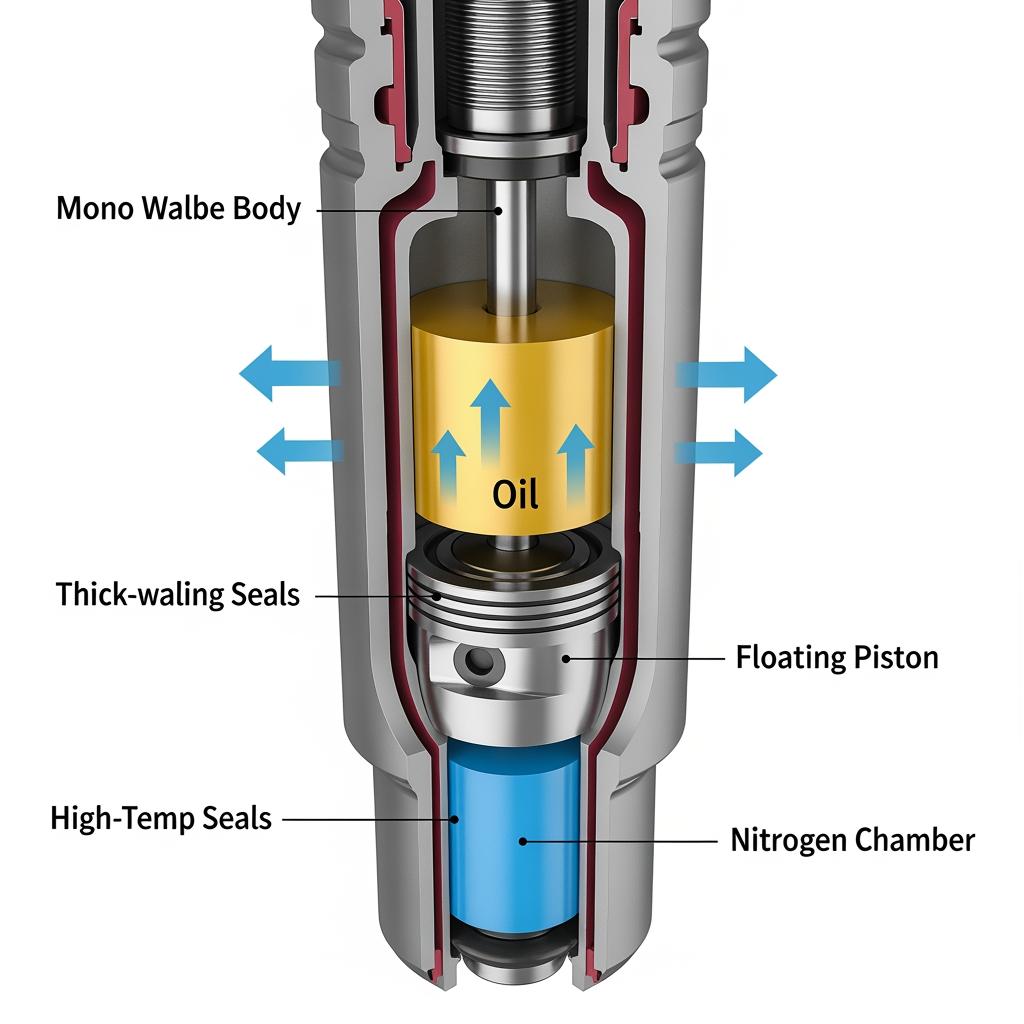 Off-Road Monotube Dampers for Land Rover Discovery in Industrial Use